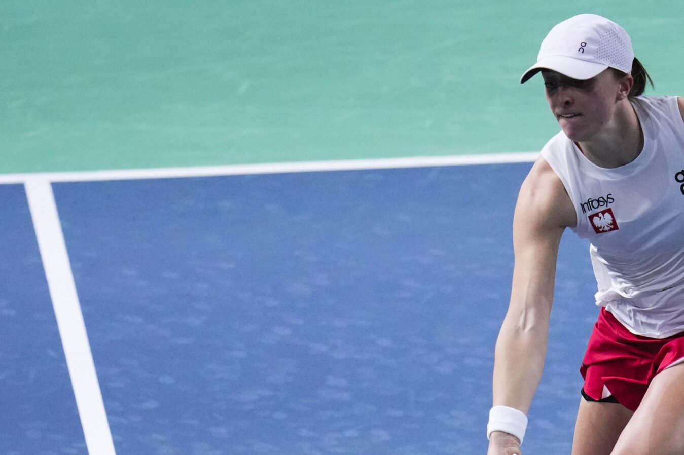 Five-time Grand Slam champion Iga Swiatek accepts a one-month ...